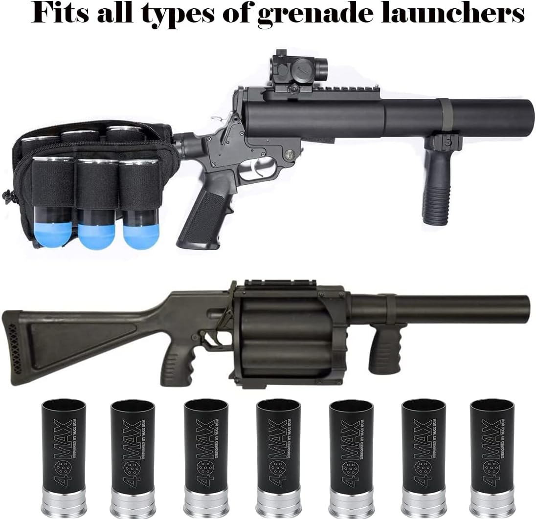 40mm Foam Launcher Cartridge – Durable CNC Aluminum Shell – 40MAX ...
